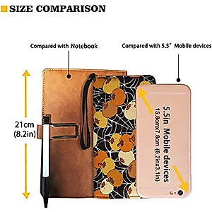 Dremagia Card Holder Clutch Leather Purse for Women, Durable Zip Around Long Wallet with Wrislet, Psychedelic Mushroom Print
