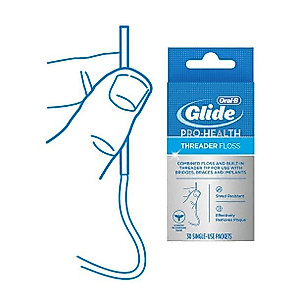 Glide Threader Floss, 30 Count (Pack of 6)