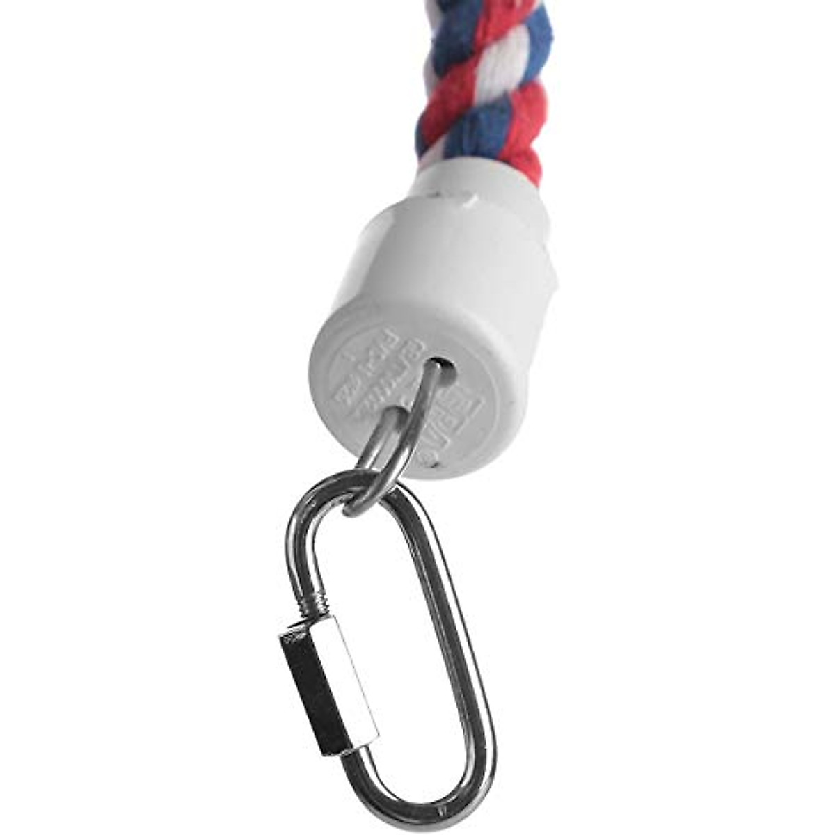 QYS Bird Spiral Rope Perch, Cotton Parrot Swing Climbing Standing Toys with Bell