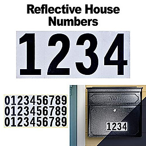 Mail Boss 7172 Townhouse Locking Security Wall Mount Mailbox, Black, Pack of 1