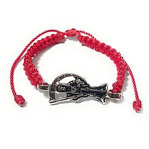 Red Thread Bracelet Pulsera Roja de hilo de la Santa Muerte