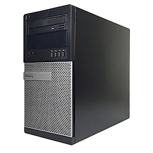 Dell Optiplex 7020 Tower Desktop PC, Intel Quad Core I7-4790 up to 4.0GHz, 16G DDR3, 128G SSD + 500G, DVDRW, WiFi, BT, DP, VGA, Windows 10 Pro 64 Bit-Language Supports English/Spanish/French (Renewed)
