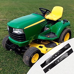 budrash GX20249 Mower Blade Fit for John Dee re 42" Deck, GY20567 High Lift Blades Fit for John Dee re L110 L118 L100 L111 Scotts L1742 Sabre 1642HS 42" Mower Tractor, Replace for GX20433, 2 Pack