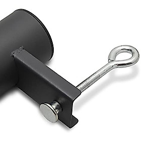 Trustaloa Umbrella Clamp Holder - Strong Steel Parasol Clip - Complete with Small Plastic Umbrella Grain