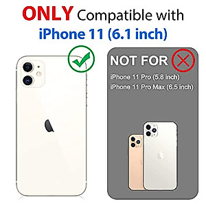 SPORTLINK Waterproof Case for iPhone 11, Full Body Heavy Duty Protection Full Sealed Cover Shockproof Dustproof Built-in Clear Screen Protector Rugged Case for iPhone 11 6.1 Inch