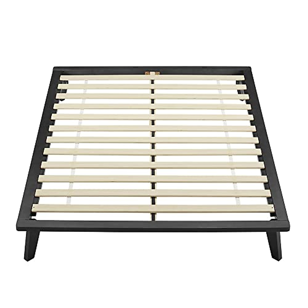Classic Brands Canton Wood Platform Bed Frame Black, Queen