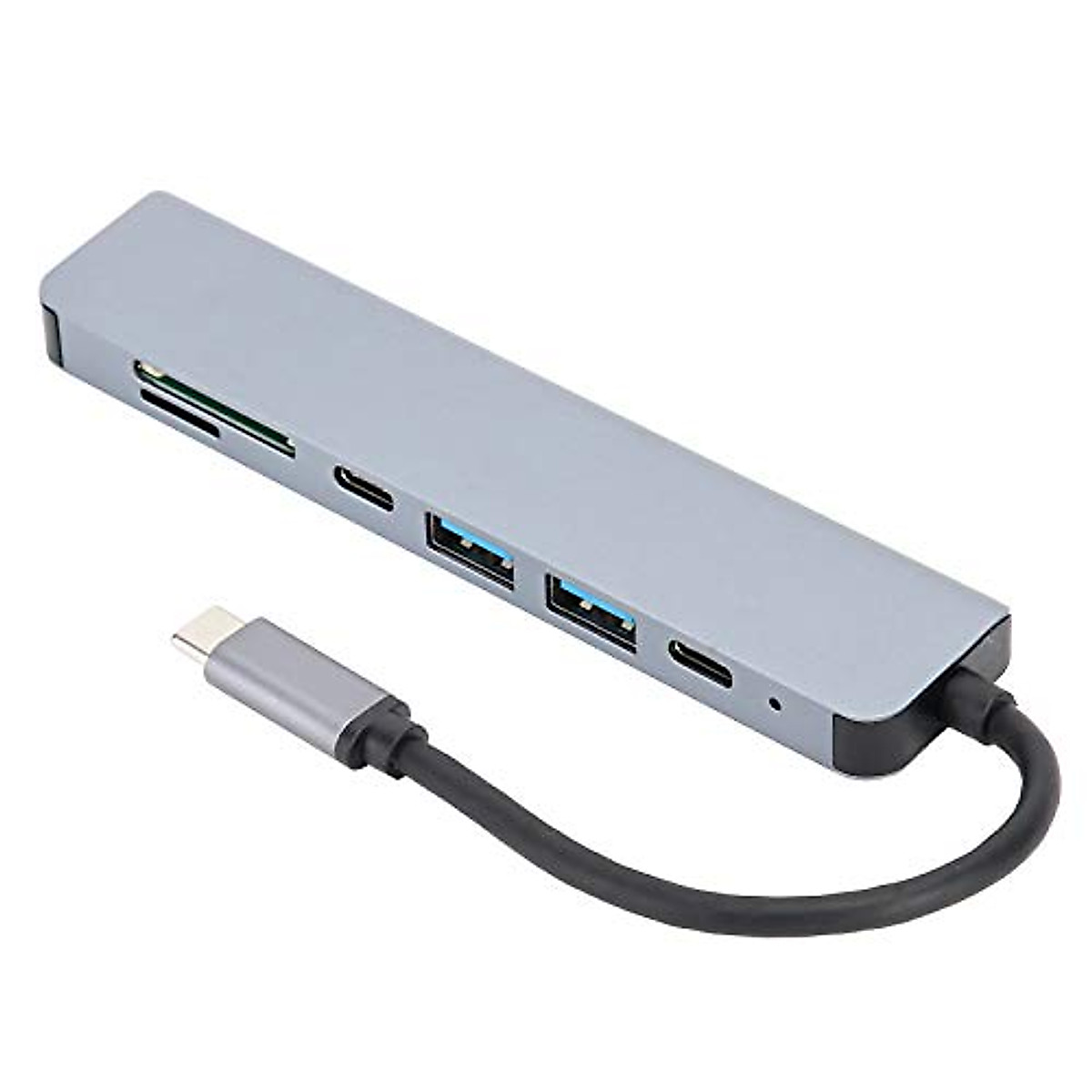 High Resolution Type‑C Hub Docking Station Easy to Carry Plug and Play Multifunction for PC