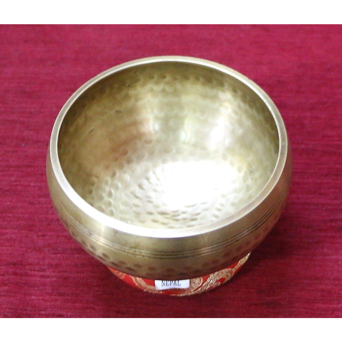 Hand Hammered 7 Metal Tibetan Meditation Singing Bowl 4.75"