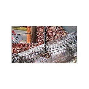 Wood Owl 24" Long Deep Cut Utility Ship Auger Boring Bits Single Flute Single Spur PTFE Coated (11/16" x 24" 01008)