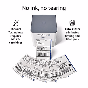 Pitney Bowes Shipping Label Printer with Built-in Scale, all-in-one shipping solution from, on shipping with PitneyShip™ Cube and software application