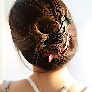 6PCS Hair Claws Clips No Slip Strong Hair Clips Teeth Curve Durable Alligator Duck Bill Jaw Clips Hair Styling Accessories (01)