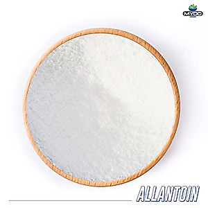 Myoc Allantoin Powder for Cosmetic, Skin, Allantoin Powder Bulk, DIY Powder for Cream, Gel, Serum & Lotion- Cosmetic Grade- 0.98 oz