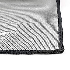Car Microfiber Glass Cleaning Cloth Towel, 16”x16” Car Window Windshield Cleaning Cloth Wash Detailing Towel Double-Purposed Sides, Lint & Streak Free Quick Clean for Window Chrome Mirror LCD Screen