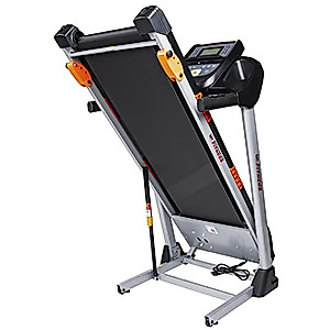 BalanceFrom Folding Incline Treadmill with 5-Inch Large Backlight Display, 12 Preset Programs, Black, 1 Count