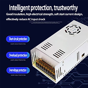 110v/220v to 12v Converter 12v Power Supply 12 Volt Power Supply 12v Dc Power Supply Power Supply 120v to 12v Converter Ac to Dc Converter(AC110V to DC12V 30A 360W)