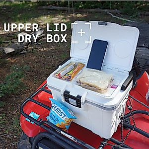 Pelican 8 Quart Personal Lunch Box Cooler (White/Gray)