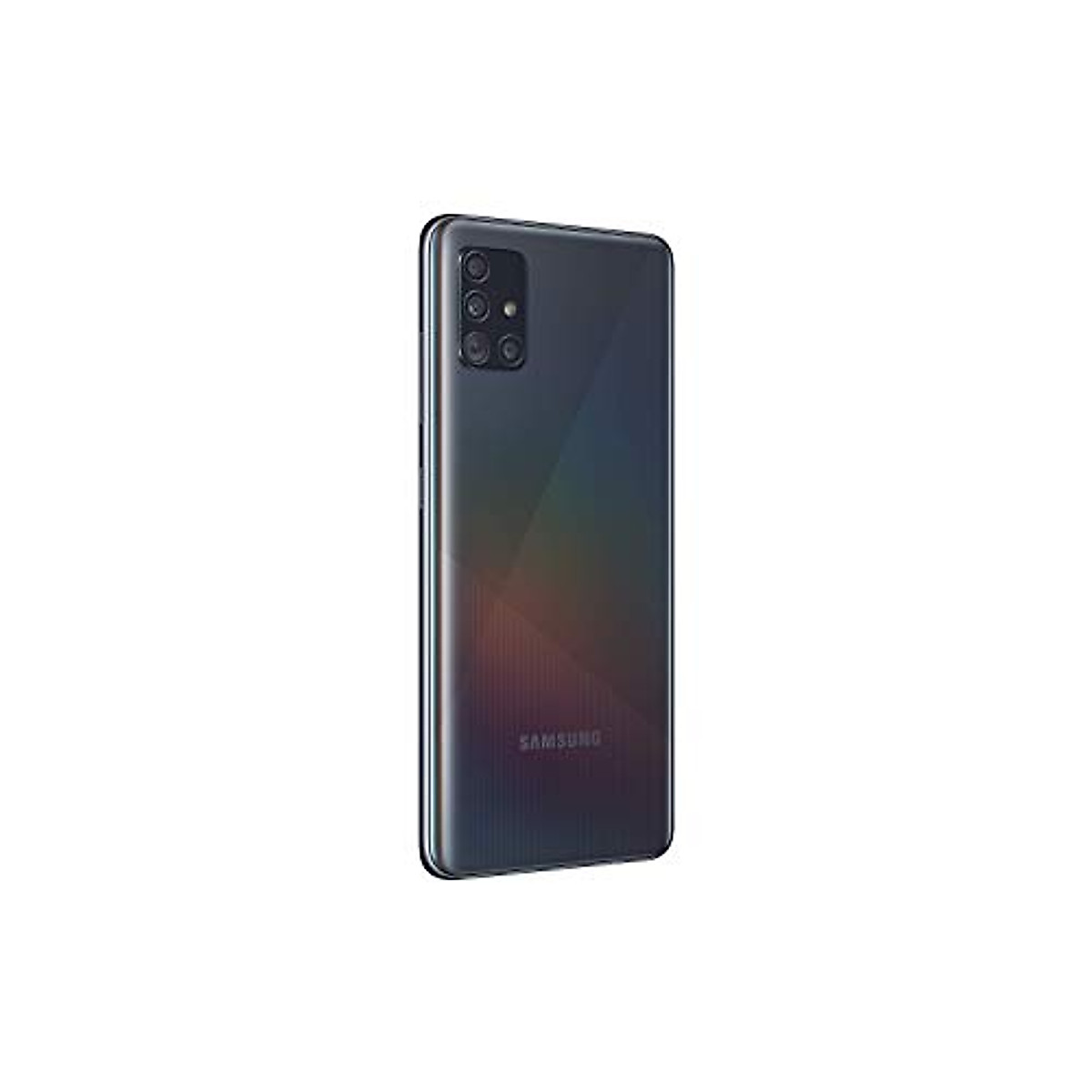 Samsung Galaxy A51 A515F 128GB DUOS GSM Unlocked Phone w/ Quad Camera 48 MP + 12 MP + 5 MP + 5 MP (International Variant/US Compatible LTE) - Prism Crush Black