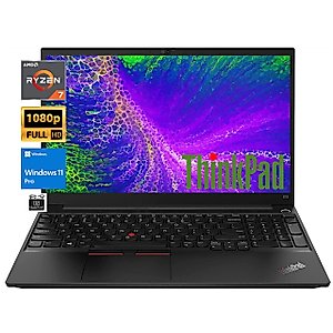 Lenovo 2023 Flagship ThinkPad E15 Gen 4 Business Laptop, 15.6" FHD IPS Anti-Glare 300 nits Display, 8-Core AMD Ryzen 7 5825U,16GB RAM, 256GB SSD,Backlit, Fingerprint, WiFi, Win 11 Pro+HubxcelAcessory