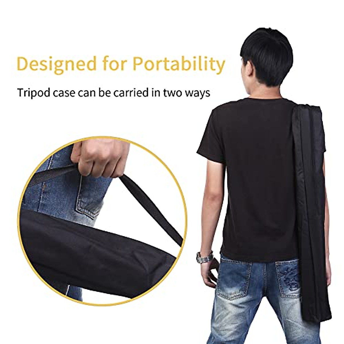 Meking 33 in Carrying Case Bag with Strap for Light Stand Tripod Monopod Photography Photo Studio