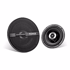 PLINIUS Car Audio Coaxial Speakers System 6.5-Inch Full Range Stereo 600 Watt Max 2-Way Sold in Pairs, Easy Mounting