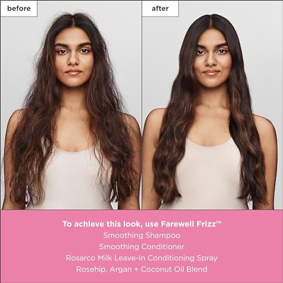 Briogeo Farewell Frizz Smoothing Shampoo, Tame Frizz and Restore Shine to Dull, Dry Hair, Nourishes and Smooths, Argan Oil for Shine, Vegan, Cruelty-Free, 8 fl oz