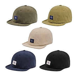 Clakllie Soft Brim Baseball Cap Low Profile Dad Hat Unstructured Golf Cap Plain Hat Anti Sweat Sunscreen Trucker Hat,Green