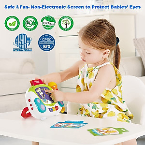 Musical Toys Jukebox Karaoke Singing Machine | Baby Music Story Time Box w/Microphone | Player with Recording & Voice Changing Function | Early Development Educational Toys for Kids