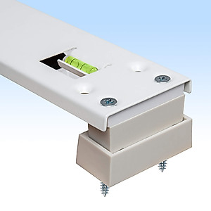 Ivation Universal Air Conditioner Support Bracket | 19” Easy-Install Adjustable Platform for AC Units Up to 170 Lbs. | Support Leg with Rubber Foot, Built-in-Level & Extenders for All Window Types