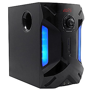 Rockville HTS56 1000w 5.1 Channel Home Theater System/Bluetooth/USB+8" Subwoofer, Black