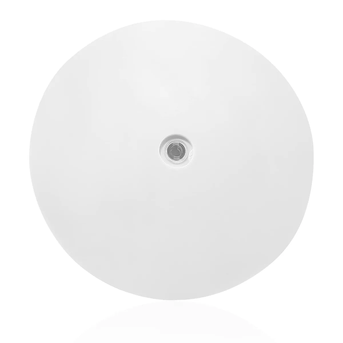 Jersvims 8 Inch Acrylic Turntable Platter, White Turntable Organizer Round Rotating Plate for Kitchen Pantry Cabinet Desk Rack Spice Cake Cookie Decorating