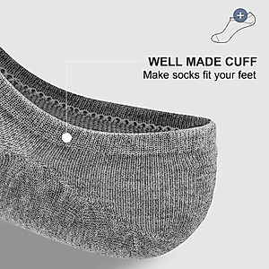 wernies No Show Men Socks, Low Cut Ankle Sock, Men Short Socks Casual Cotton Socks Size 11-13