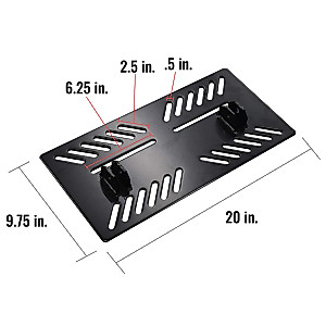 M MASSIMO MOTOR Motor Snow Plow - Blade Push Frame for UTV ATV (60 inch)
