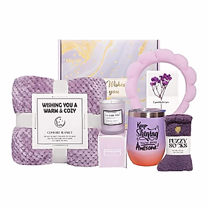 Birthday Gifts for Women, Gift Baskets for Women, Get Well Soon Gifts Basket, Unique Gift Ideas Gifts Set for Mom Wife Sister Daughter Girlfriend Grandma