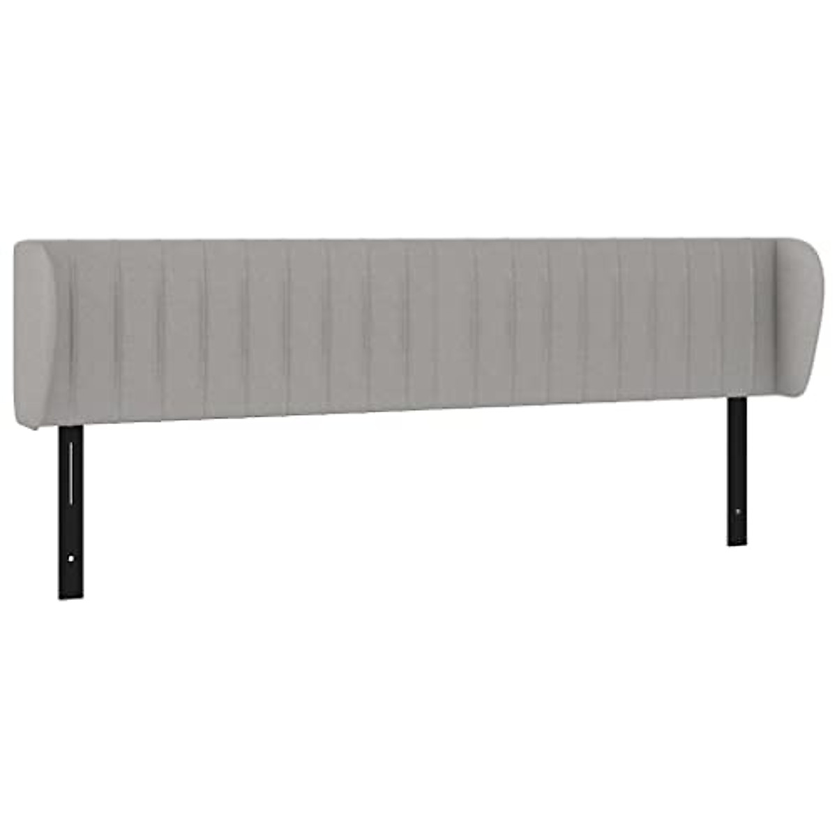 Penau Headboard with Ears Light Gray 64.2"x9.1"x30.7"/34.6" Fabric Timeless Style for Your Bedroom Designed for Restful Nights