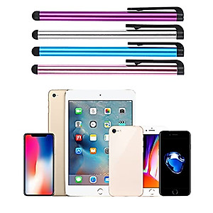 Evermarket Stylus Touch Screen Pen for iPad 2/3 3rd 4th iPad Air Pro iPhone 7 6s 6 Plus 4 4S 5 5S 5C SE iPod Touch (Pack of 5)