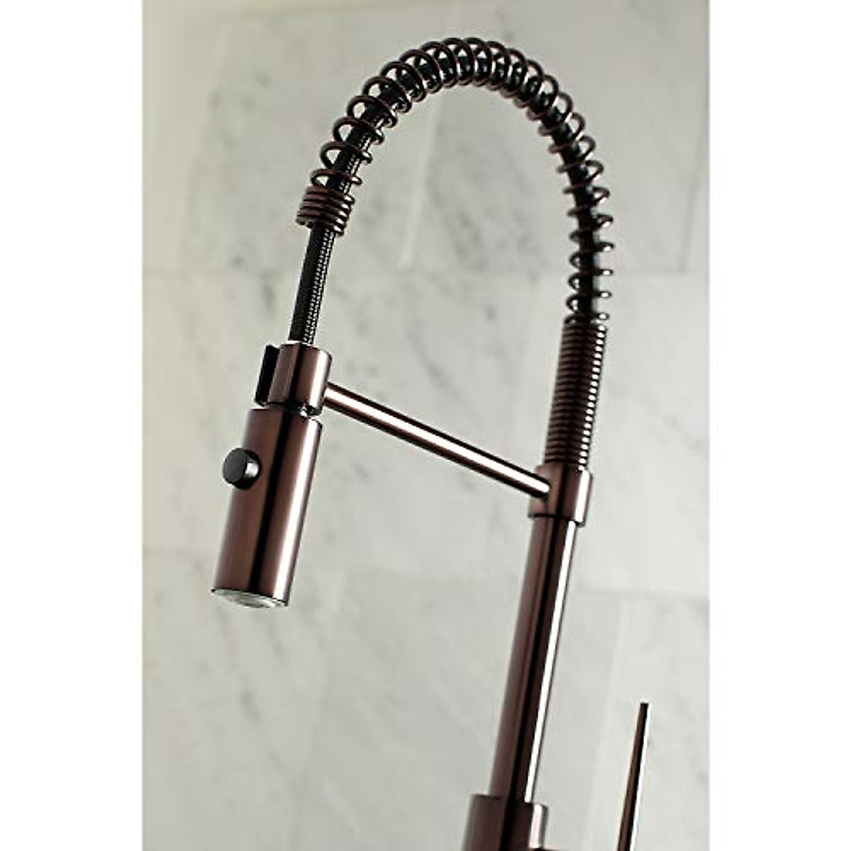 Kingston Brass LS8775NYL New York Single-Handle Pre-Rinse Kitchen Faucet, Oil Rubbed Bronze