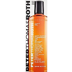 Peter Thomas Roth | Anti-Aging Cleansing Gel | Face Wash with Anti-Wrinkle Technology, Exfoliates with Glycolic Acid and Salicylic Acid, 8.5 Fl Oz