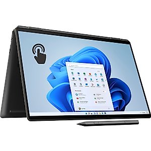 NewHP Spectre x360 2-in-1 Convertible Ultrabook Laptop, 16" 3K+Touchscreen IPS, Intel Core i7-11390H, 16GB RAM 512GB SSD, Upto17H Battery, Stylus Pen, Fingerprint Thunderbolt4 Type-C WiFi6 Win11H