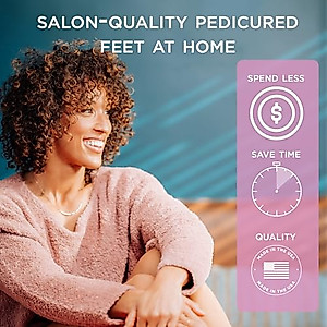 Lee Beauty Professional Callus Remover for Feet - Original, Powerful Formulation - Extra Strength Gel, Home Pedicure Foot Spa Results - Cracked & Dead Dry Skin Supplies - 8 Oz