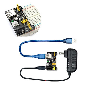 Makeronics Electronics Fun Kit with 3220 Solderless Breadboard| Power Supply Module| Precision Potentiometer |140 pcs U-Shape Jumpers|65 pcs Wires and more for Prototyping Circuit/Arduino/Raspberry Pi