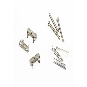 Fender American Vintage Telecaster Threaded Bridge Saddles, Nickel