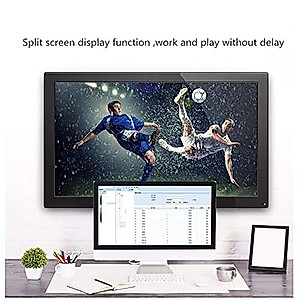 ZPLJ High-Speed USB 3.0 Hub 7 in 1 High-Speed USB Splitter with Ethernet Port 4K HDMI 2 USB 3.0 and PD Charging Support SD TF Card Reader Compatible for Flash Drive Laptops USB Hub Adapter Portable