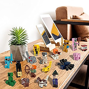 17 Pcs Action Figures Gaming Action Minifigure Building Blocks Mini Figures Toys Game Character Minifigures Kits Collection Display Toy for Kids and Adult as Gifts YCYSJ17