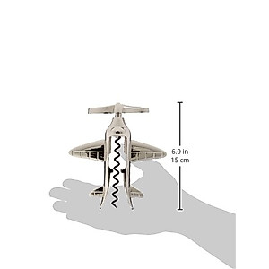 GODINGER SILVER ART Airplane Self Pull Cork Screw