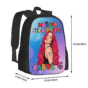 EFLAL Adult Unisex K`arol Music G Lightweight backpack Funny Anime Large Laptop Bookbag Notebook Travel Camping Business Work