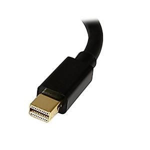 StarTech.com Mini DisplayPort to DisplayPort Adapter - 4K x 2K UHD Video - Mini DP to DP Converter - Mini DisplayPort to DisplayPort 1.2 Adapter - mDP PC/Computer to DP Monitor/Display (MDP2DPMF6IN)