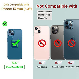 luolnh Gold Glitter Sparkle Case Compatible with iPhone 13 Mini Case Marble Design Shockproof Slim Soft Silicone TPU Bumper Cover Phone Case for iPhone 13 Mini 5.4 Inch 2021-Abstract Mint