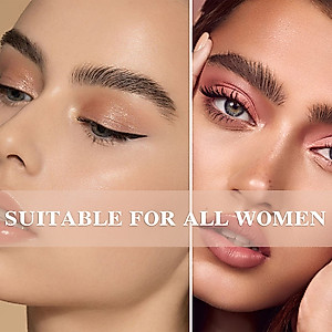 Fusang 12 Colors Naked Eyeshadow Palette,Natural Matte Nude Eyeshadow Palette Shimmer Highly Pigment Eye Shadow Pallete Set Long Lasting & Waterproof Smokey Smokey Glitter Eye Makeup with Brush （A）