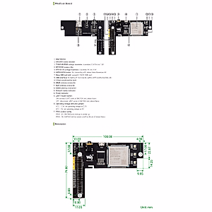 Coolwell Waveshare SIM7600G-H 4G HAT for Jetson Nano 4G/3G/2G/GNSS Expansion Board Global Applicable Supports Global LTE CAT4 up to 150Mbps