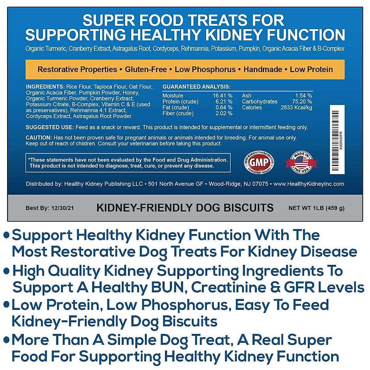 Kidney Restore Cats & Dogs & Kidney Restore Dog Treats Supplement for Canine Renal Pet Support Kidneys